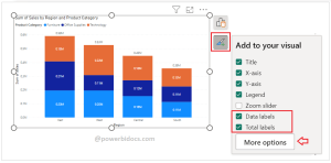 Power BI - Stacked Column Chart Example - Power BI Docs