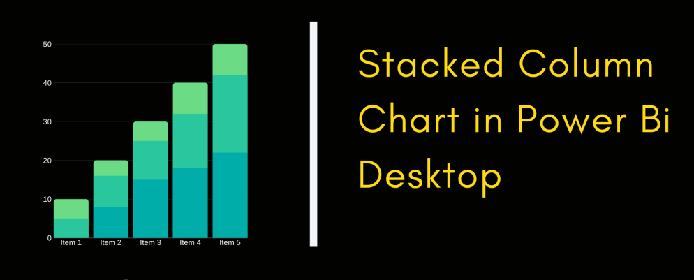 Power BI - Stacked Column Chart Example - Power BI Docs