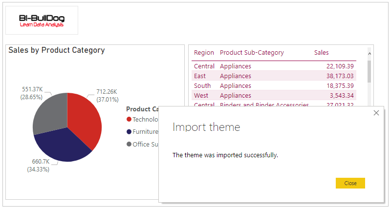 Power Bi - Custom Theme - Power Bi Docs