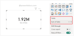 Power BI - Card Visualization Example step by step - Power BI Docs