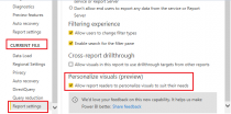 Personalize visuals in a Power BI report - Power BI Docs