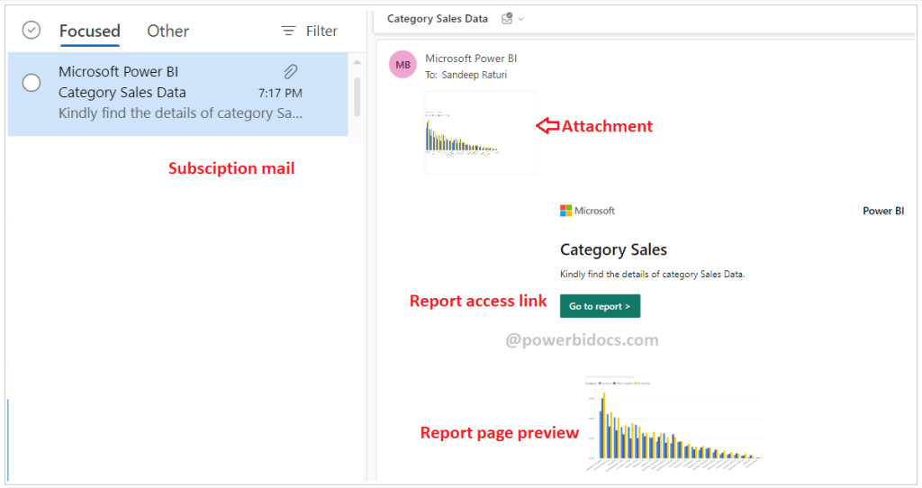 Subscribe Power BI Report & Dashboard - Power BI Docs