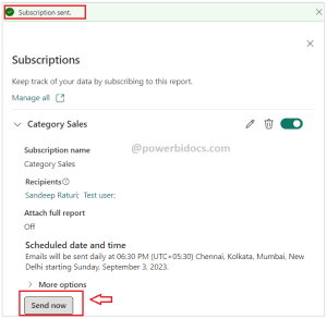 Subscribe Power BI Report & Dashboard - Power BI Docs