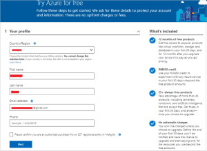 How to create a Microsoft free Azure Account - Power BI Docs