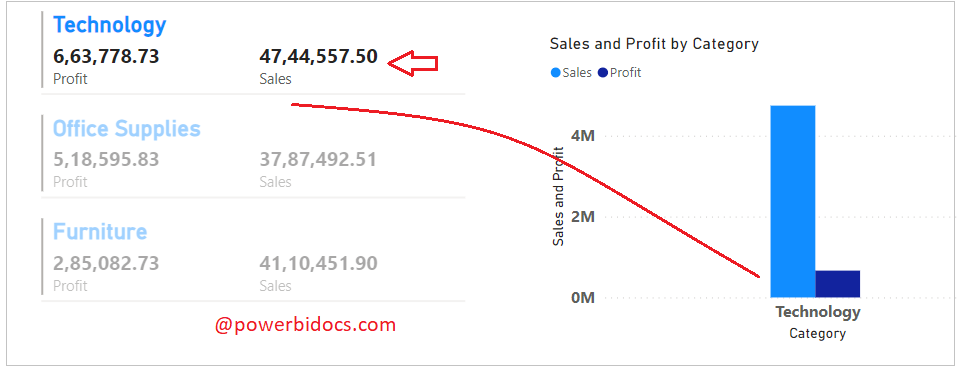 Multi row card selection Power BI - Power BI Docs