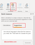 Quick measure suggestions in Power BI - Power BI Docs
