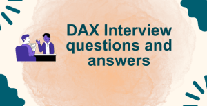 Most Important DAX Interview Questions and Answers - Power BI Docs